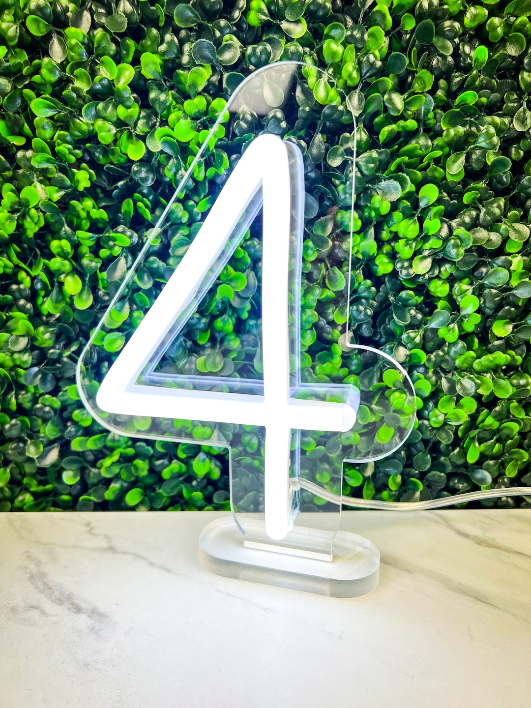 Neon Table Numbers Custom Neon Sign LED Neon Sign for Weddings and ...