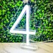 Neon Table Numbers Custom Neon Sign LED Neon Sign for - Etsy