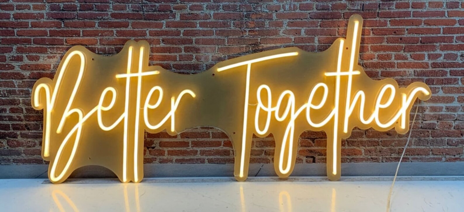 BETTER TOGETHER Neon Sign Premium Quality Cool to Touch - Etsy