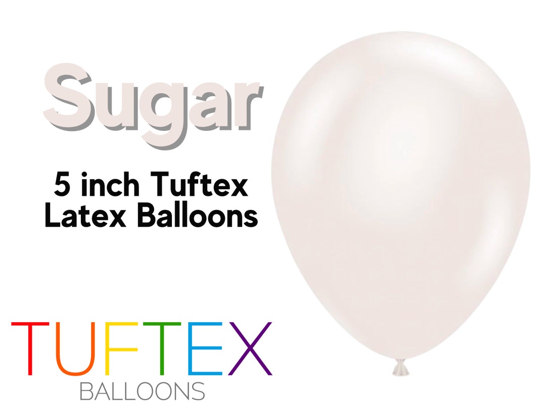 Sugar Balloons 5 Inch Tuftex Latex, Tuftex Balloons, Blush Balloons ...