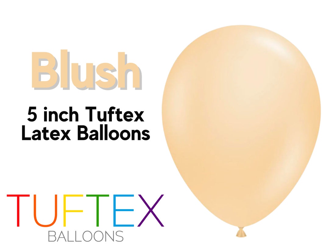 Blush Balloons 5 Inch Tuftex Latex Tuftex Balloons Blush - Etsy