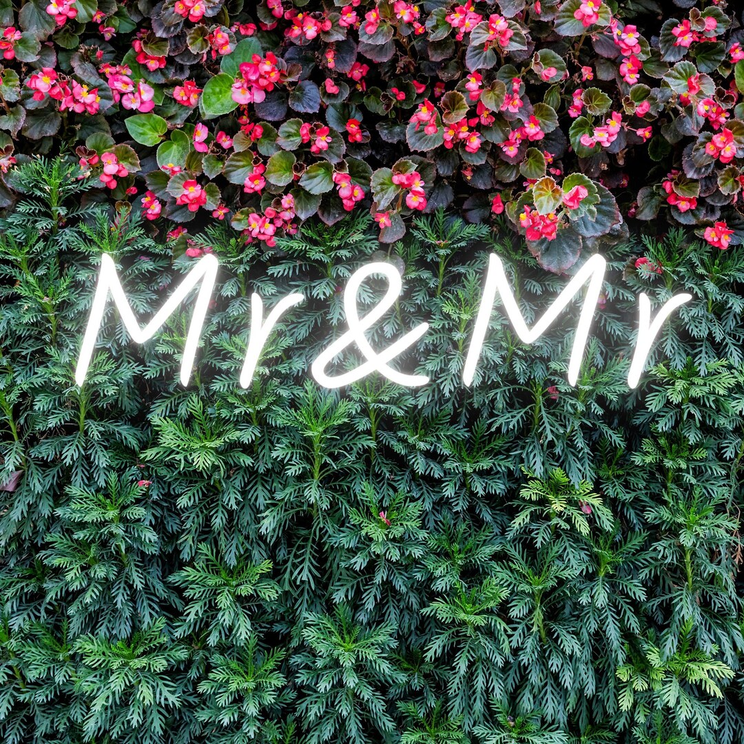 Mr & Mr Neon Sign, Premium Quality Cool Touch, Custom Neon Sign ...