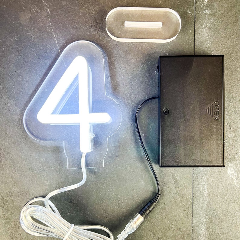 Neon Table Numbers Custom Neon Sign LED Neon Sign for - Etsy