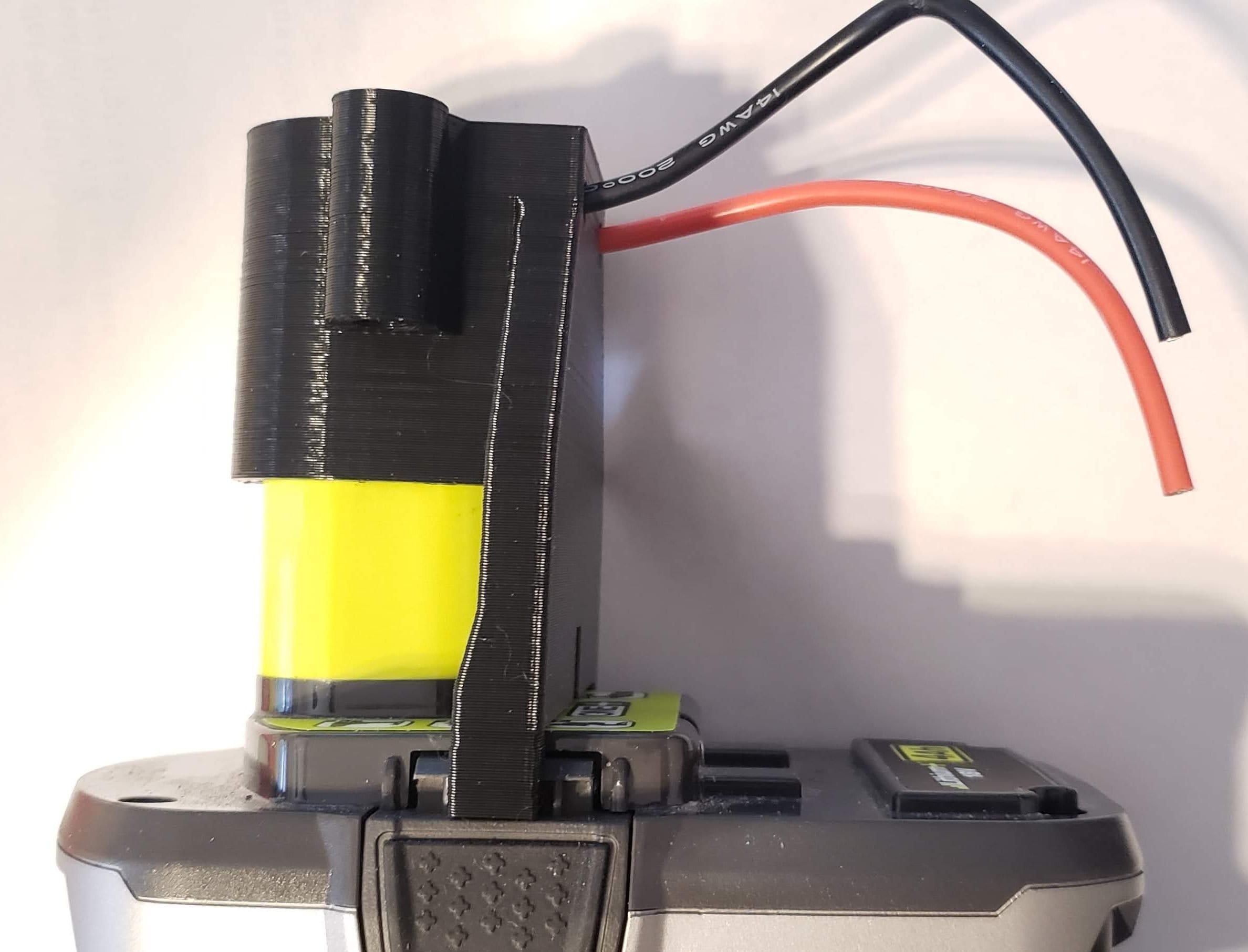 Ryobi One+ 18V Battery Adapter, DIY Project Connector With Locking Cap ...