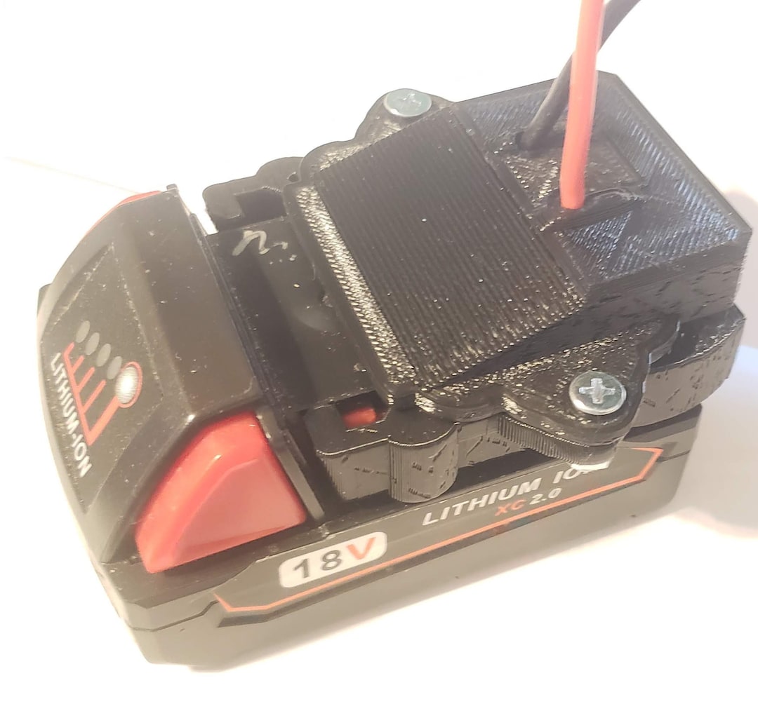 Milwaukee Adapter, Milwaukee 18v DIY Adapter, Connector 18v DC Project ...