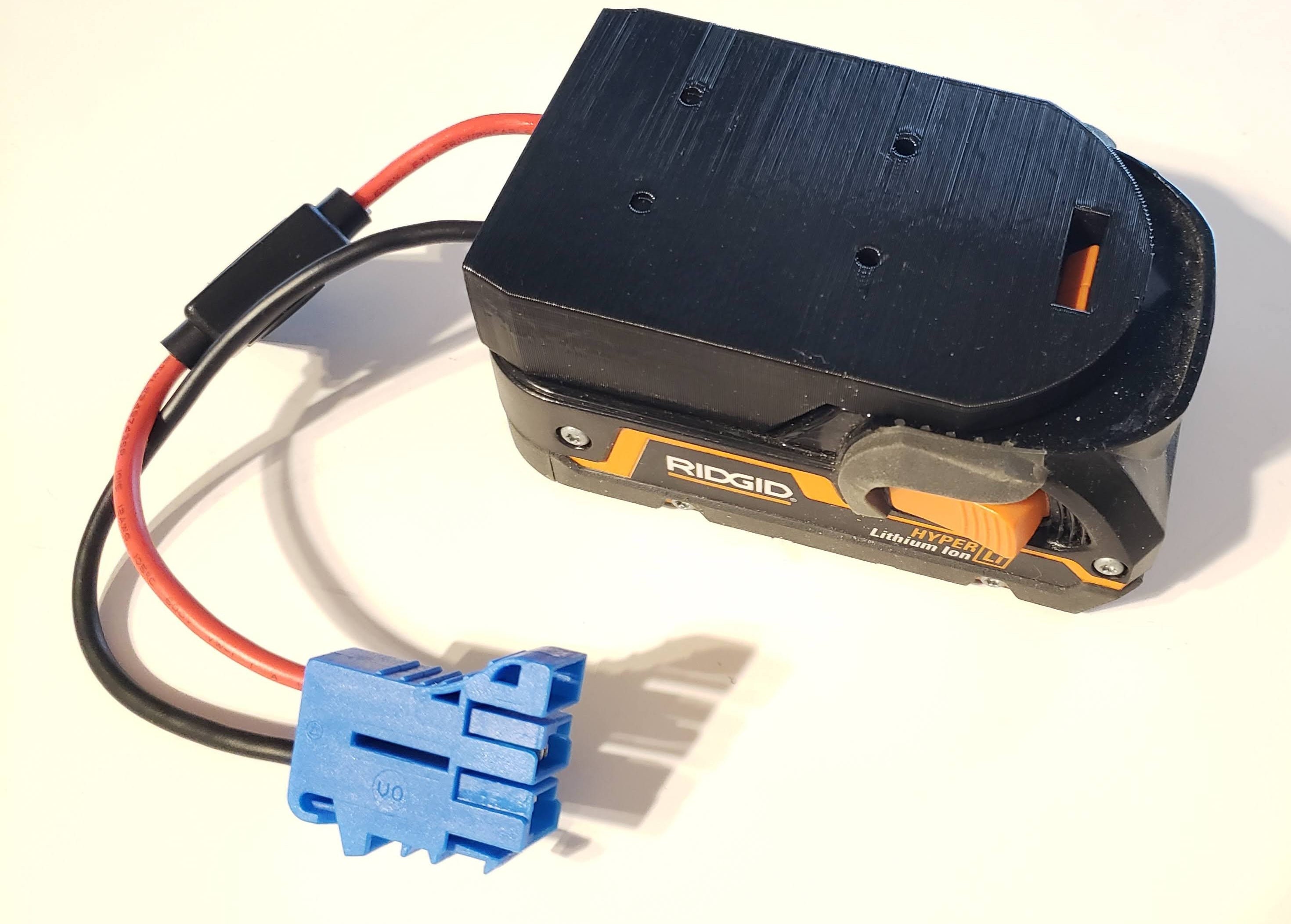 Peg Perego Power Wheels Quick Disconnect for 18v Li-ion Lithium Ridgid ...