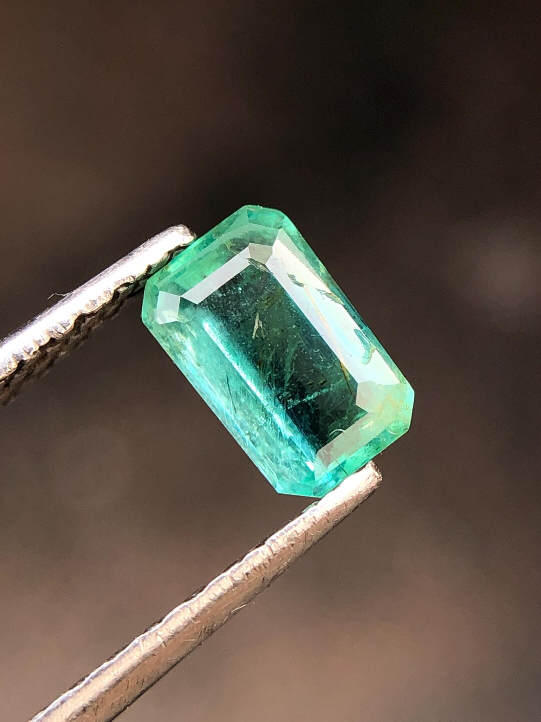 6x4 MM Octagon Natural Zambian Opulent Emerald | Faceted Green Fire ...