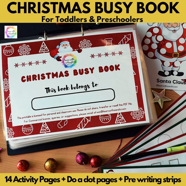 Busy Book Printable - Etsy