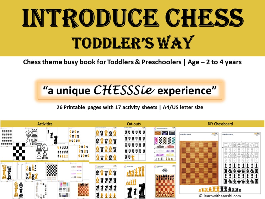 Chess Printables Chess for Kids DIY Chess Set Chess Lover - Etsy