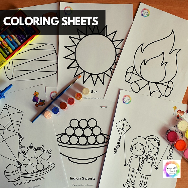 Pongal, Pongal Printable, Lohri, Makar Sankranti Printables, Pongal ...