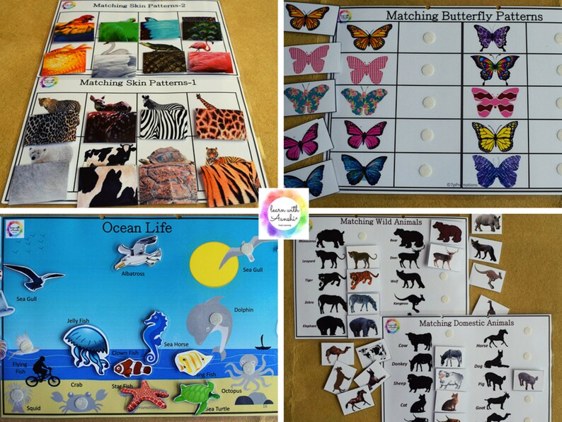 First Learning Folder. Toddler Busy Book. Busy Book Printable. - Etsy