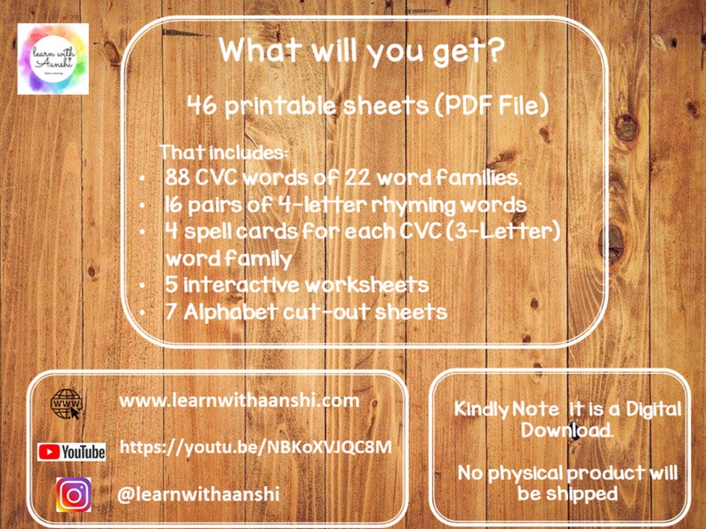 Phonics Printables CVC CVC Word Builder Word Spelling Game - Etsy UK