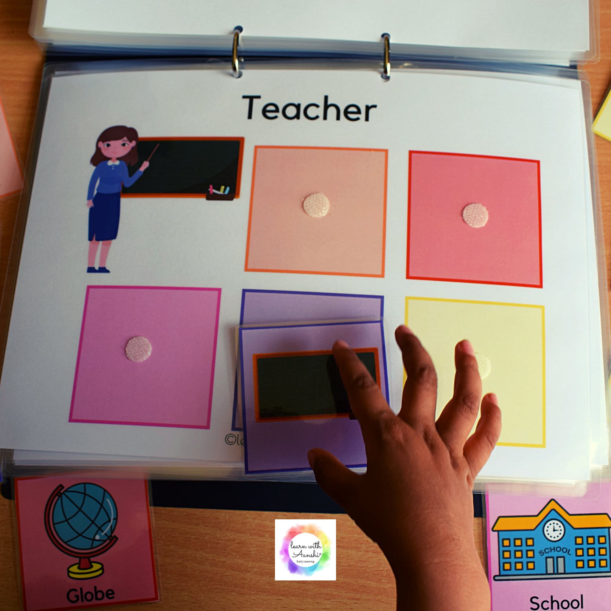 Community Helpers Printable Busy Book, Preschool Busy Books, Toddler ...