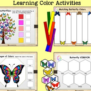 Learning Binder for Toddlers - Butterfly Theme Mega Pack | Busy Book ...
