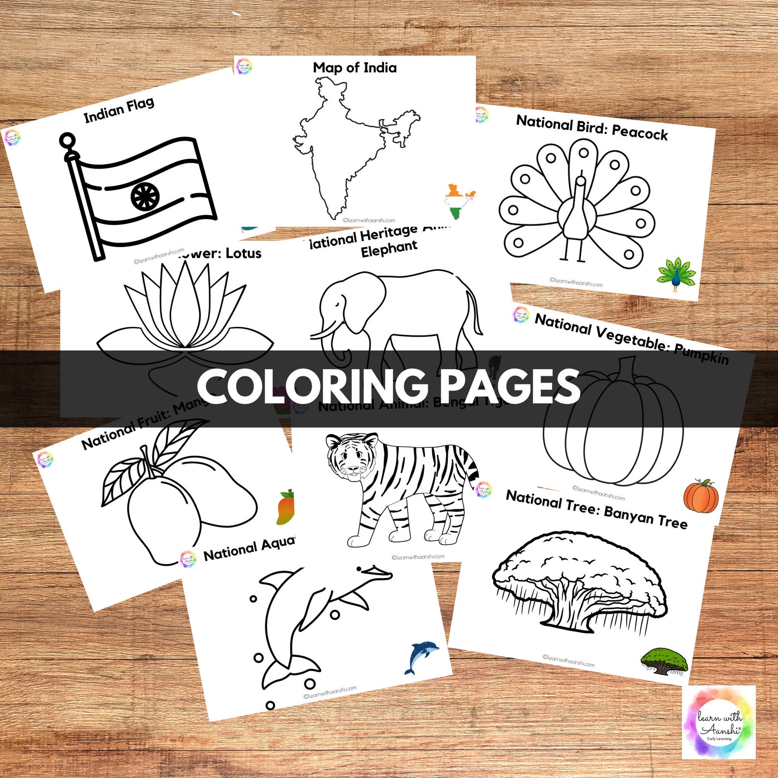 India Activity Printables, India Country Study, Learn About India ...