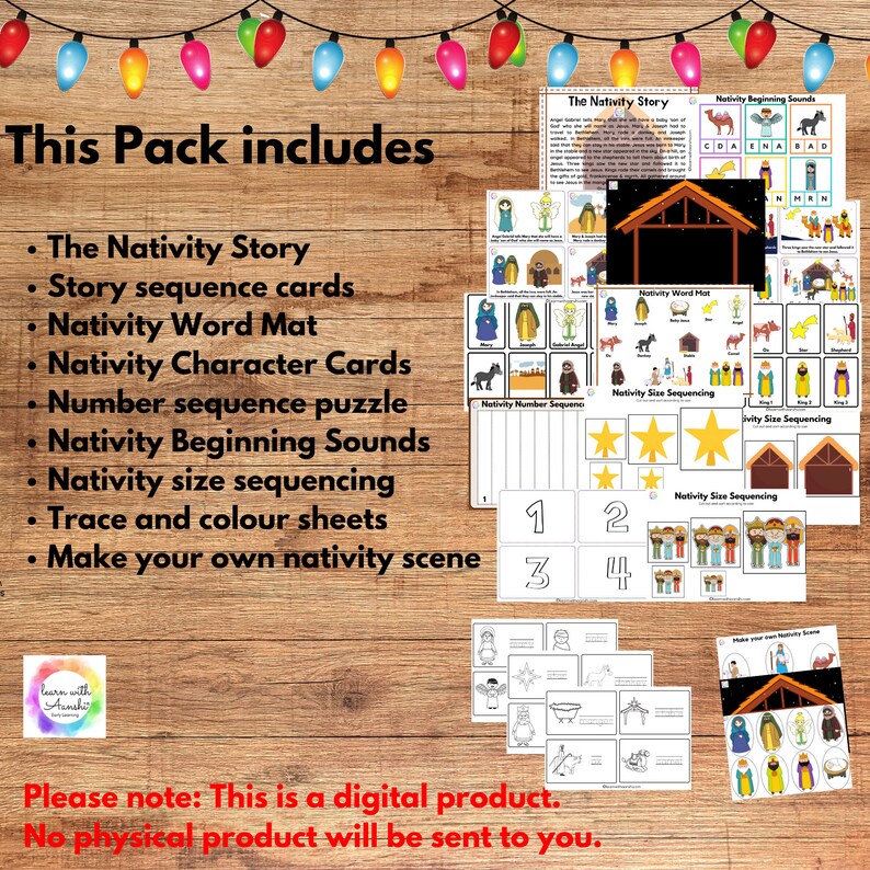 Nativity Printable, Nativity Scene Activity, Christmas Busy Book ...