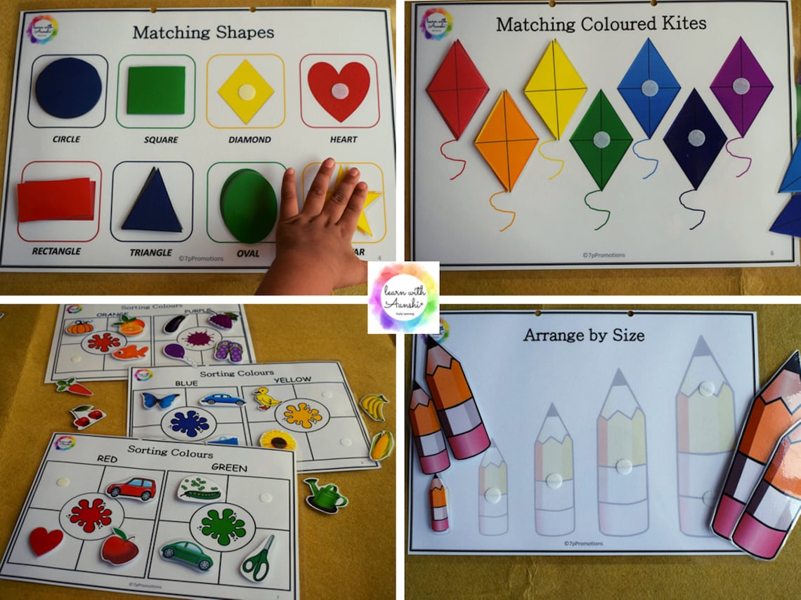 First Learning Folder Toddler Busy Book Busy Book - Etsy