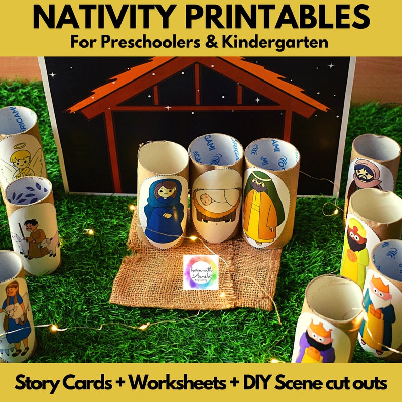 Nativity Printable, Nativity Scene Activity, Christmas Busy Book ...