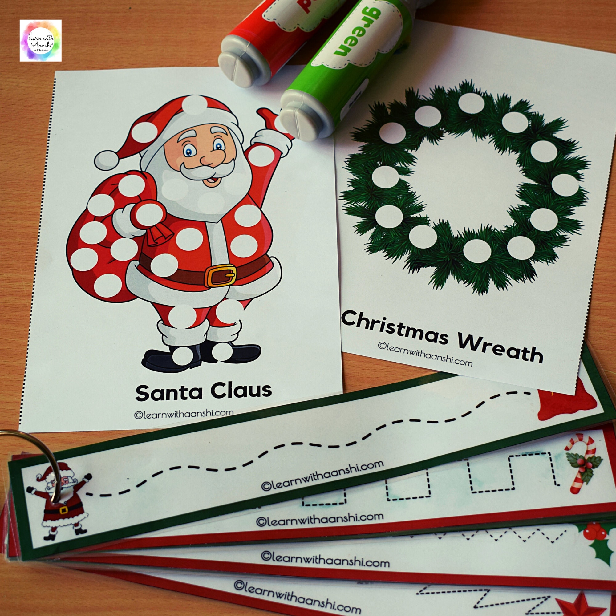 Christmas Busy Book, Toddler Busy Book Printable, Christmas Busy Binder ...