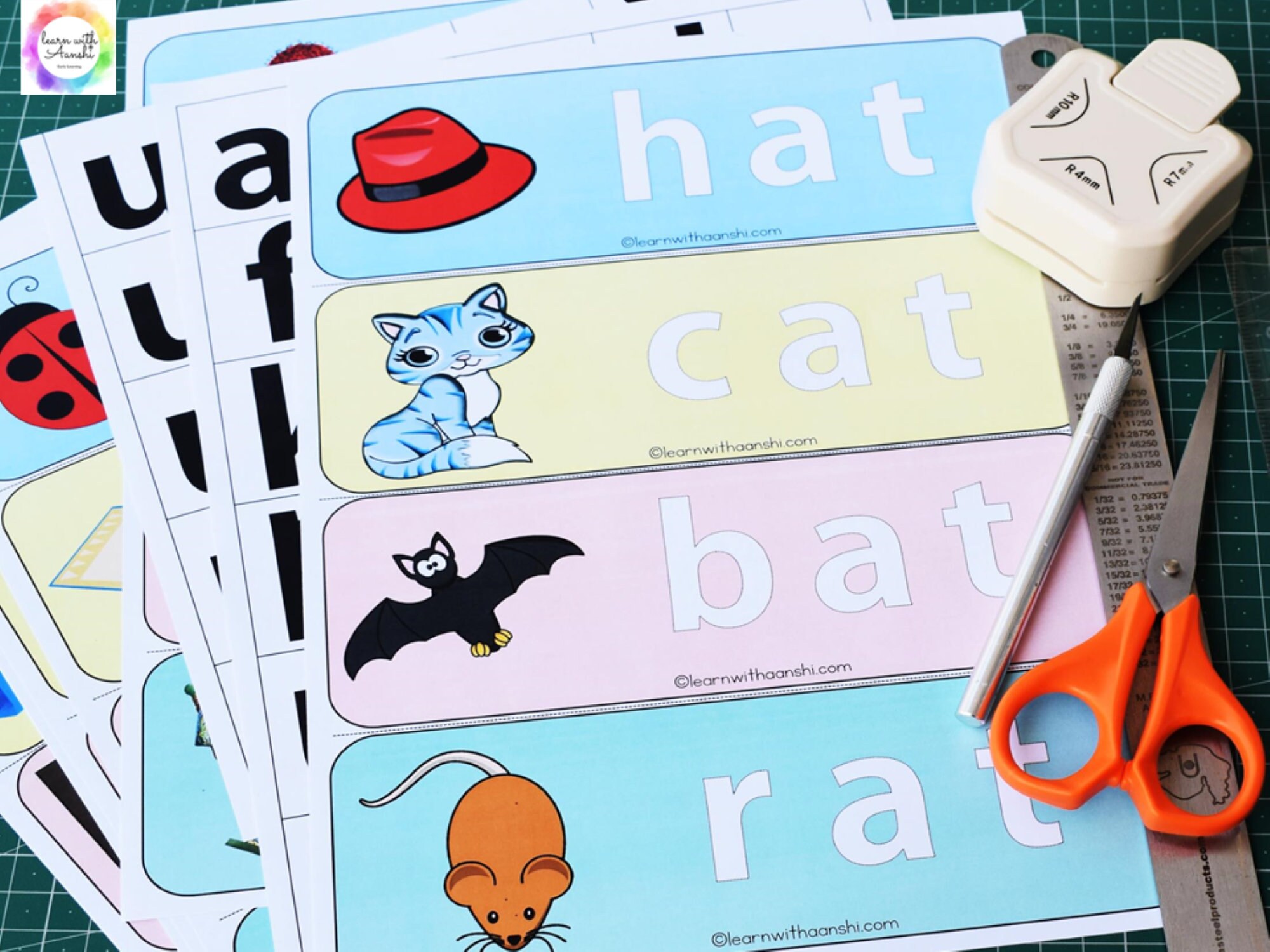 Phonics Printables, CVC, CVC Word Builder, Word Spelling Game, Learning ...