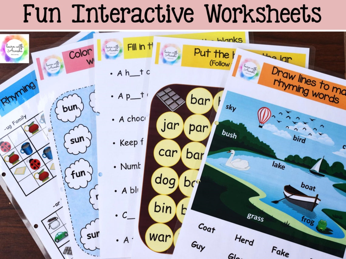 Phonics Printables CVC CVC Word Builder Word Spelling Game - Etsy UK