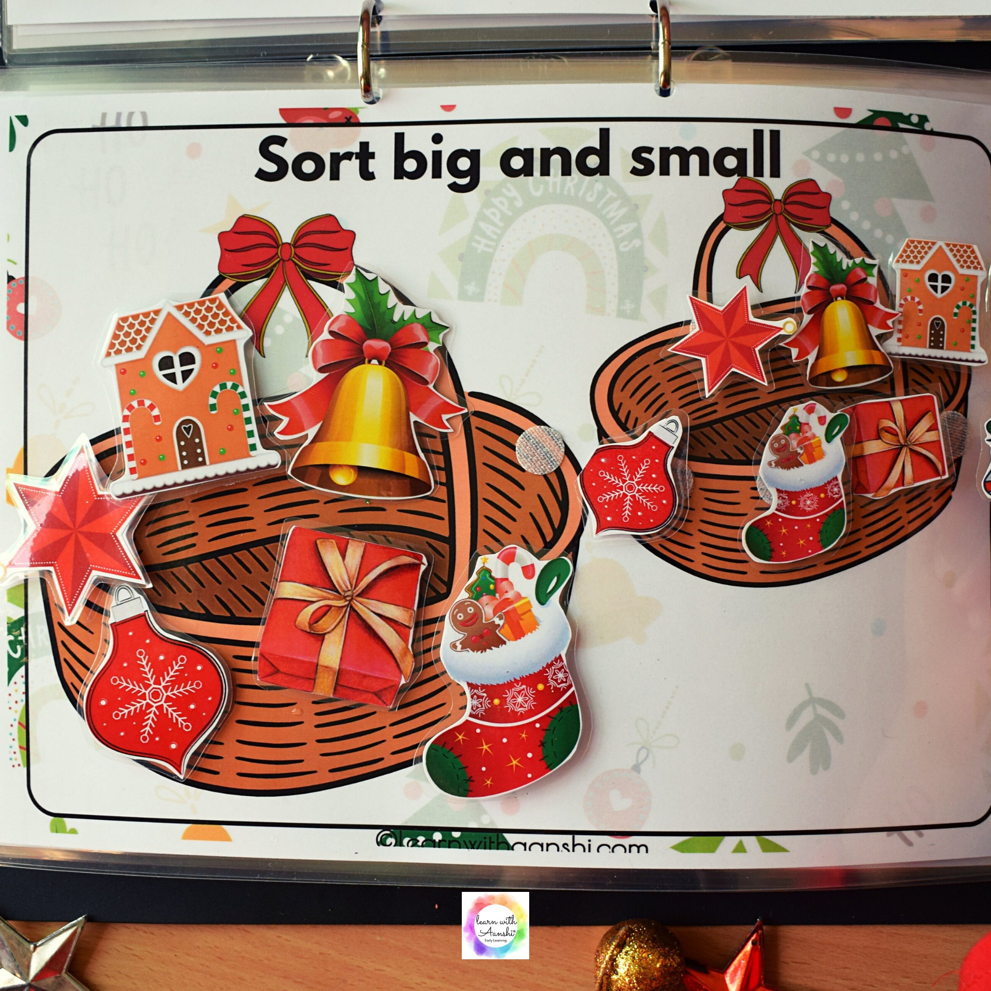 Christmas Busy Book, Toddler Busy Book Printable, Christmas Busy Binder ...