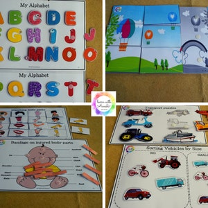 First Learning Folder. Toddler Busy Book. Busy Book Printable. Learning ...