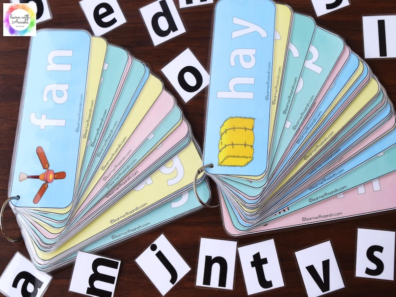 Phonics Printables, CVC, CVC Word Builder, Word Spelling Game, Learning ...