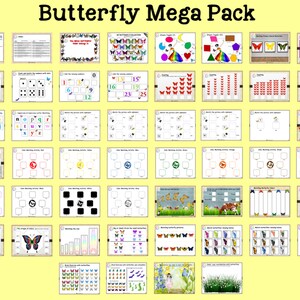 Learning Binder for Toddlers - Butterfly Theme Mega Pack | Busy Book ...