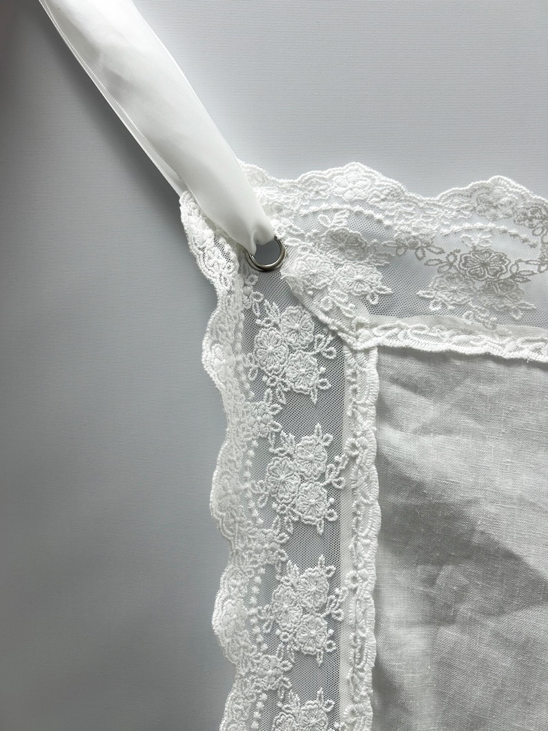 Wedding Embroidered Linen Welcome Sign • Custom Fabric Banner, Lace ...