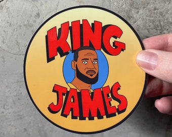 King James Sticker | Etsy