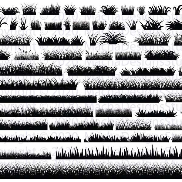 Grass Svg - Etsy