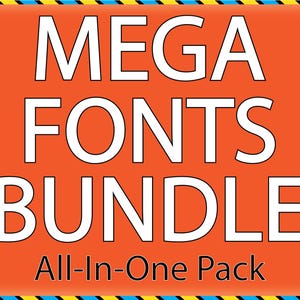 500,000 Fonts Mega Bundle: Calligraphy, Script & Wedding Fonts (instant ...