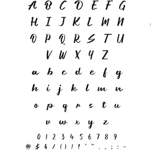 Handwriting Font Bundle: Cursive SVG, TTF Fonts (digital Download) - Etsy