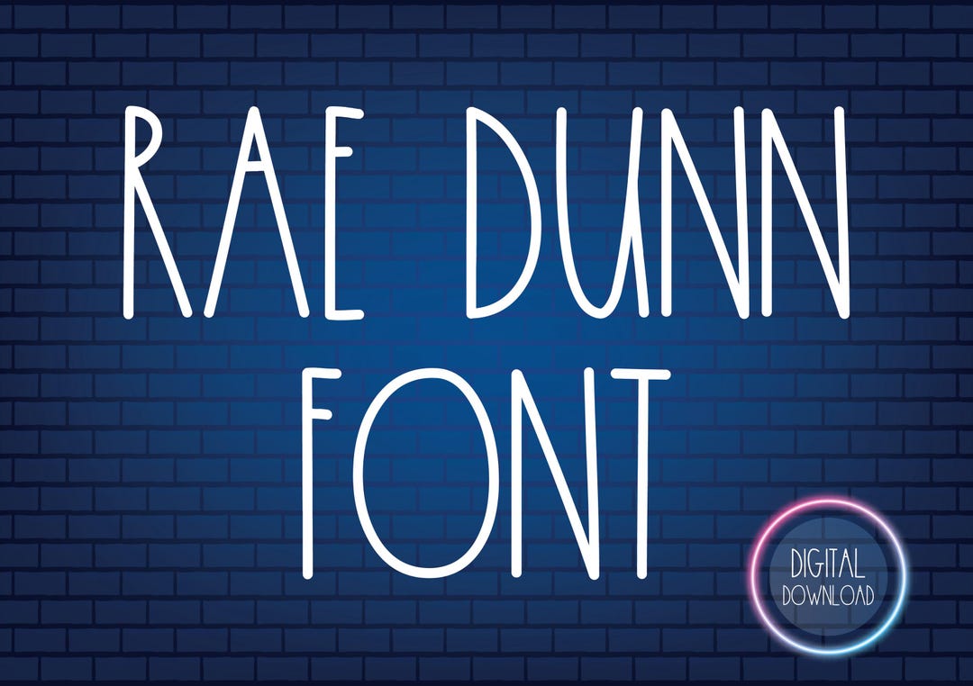 RAE DUNN FONT Svg, Rae Dunn Svg, Rae Dunn Alphabet Svg, Farmhouse Font ...