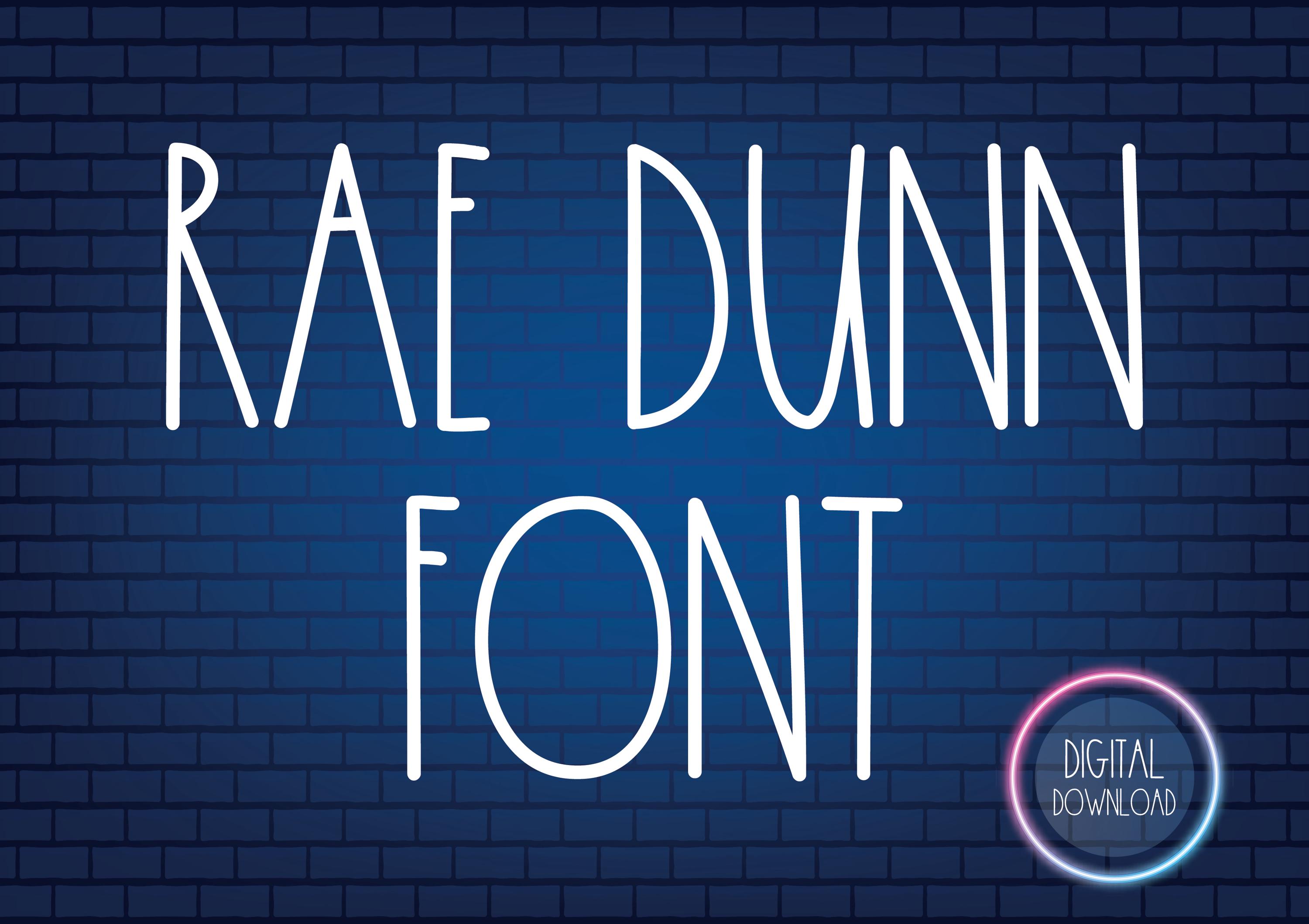 Rae Dunn Font SVG: Farmhouse Alphabet Clipart (digital Download) - Etsy