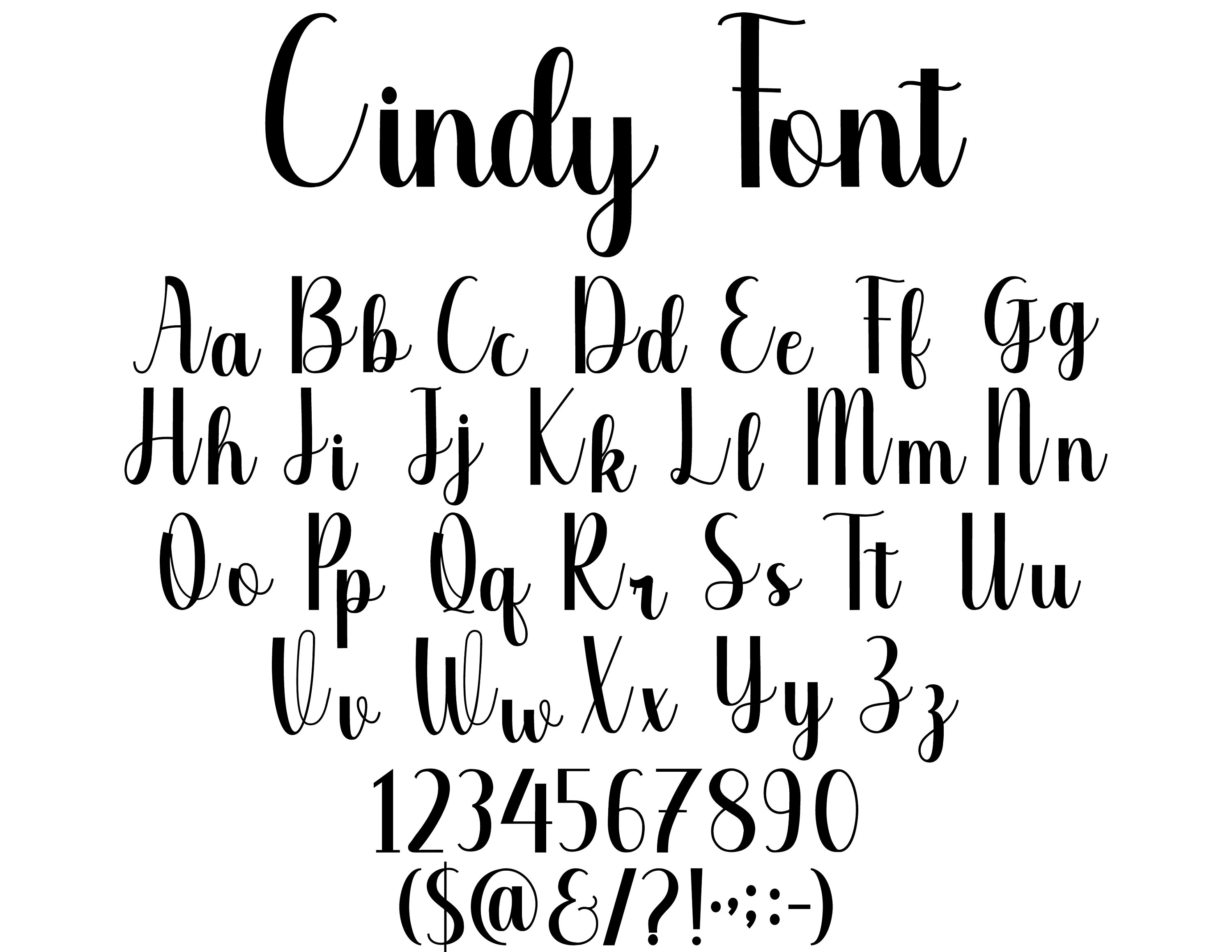 Cindy Font SVG Handwritten Font SVG Cursive Font SVG - Etsy Hong Kong