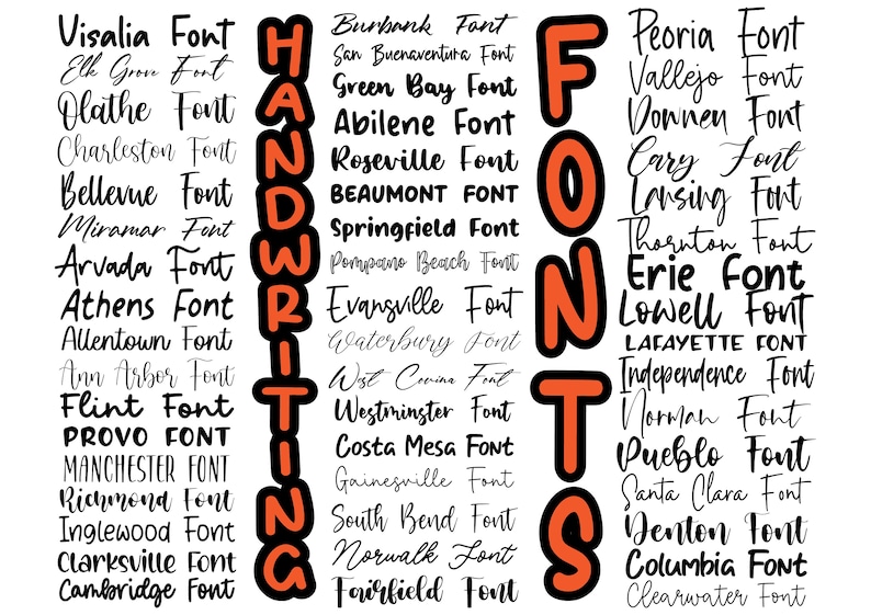 Handwritten Font SVG, Calligraphy Font SVG, FONT Svg, Cursive Font Svg ...