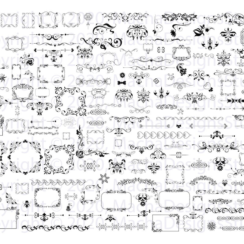 Border Svg - Etsy