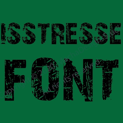 Distressed Font Ttf Cricut Grunge Font Svg Distressed Digital - Etsy