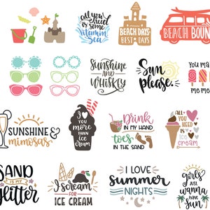 Summer SVG Bundle: Beach Vacation Cut Files (digital Download) - Etsy