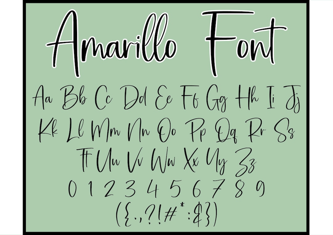 Amarillo Font SVG, Modern Serif Font, Font TTF OTF, Digital Font, Fonts ...