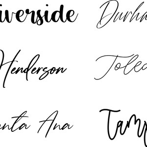 Handwritten Cursive Font Bundle (SVG, PNG, TTF) - Etsy