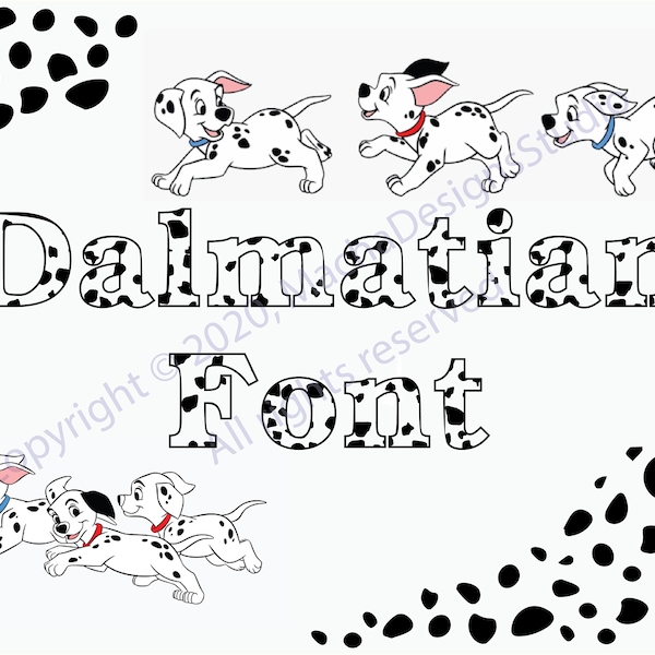 101 Dalmatians Svg - Etsy