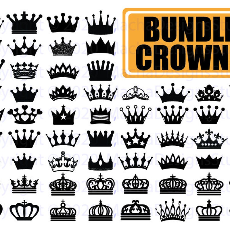 Crown Svg - Etsy