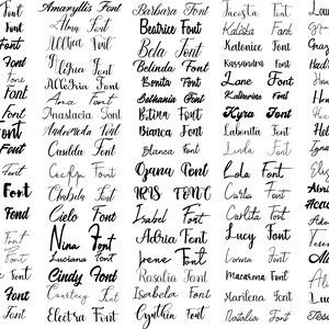 6500 Fonts Mega Bundle: Canva, Wedding, Cricut (instant Download) - Etsy