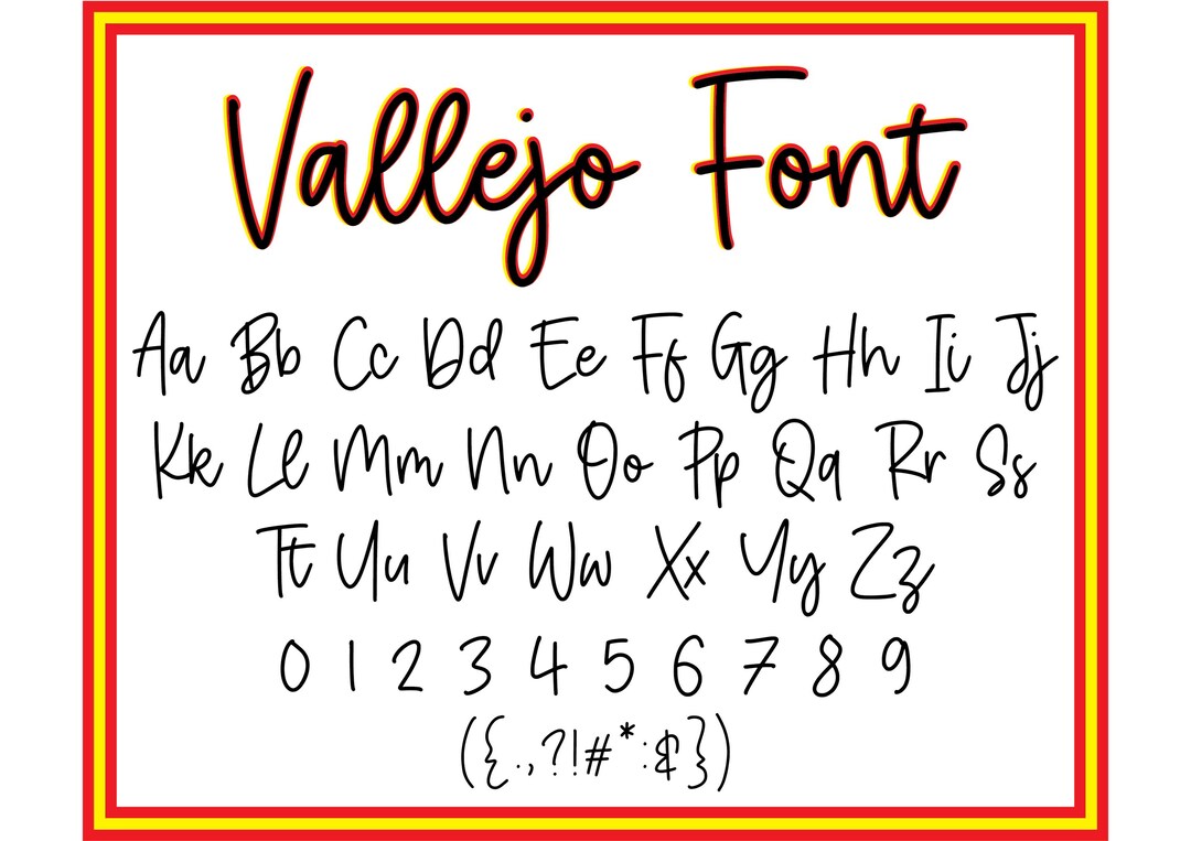 Vallejo Font SVG, Handwritten Font SVG, Wedding Font TTF, Typeface Ttf ...