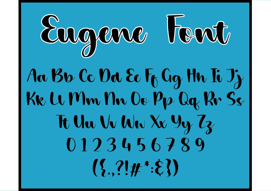 Eugene Font SVG, Handwritten Font SVG, Serif Font TTF, Typeface Ttf ...