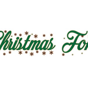 Christmas Font Bundle: Script & Holiday Fonts (instant Download) - Etsy