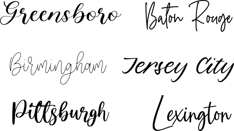 Cursive Font SVG Bundle: 50 Handwritten Script Fonts (TTF, SVG) - Etsy